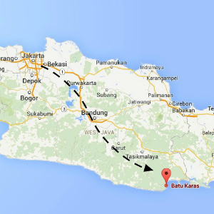 map Batu Karas - Discover Your Indonesia